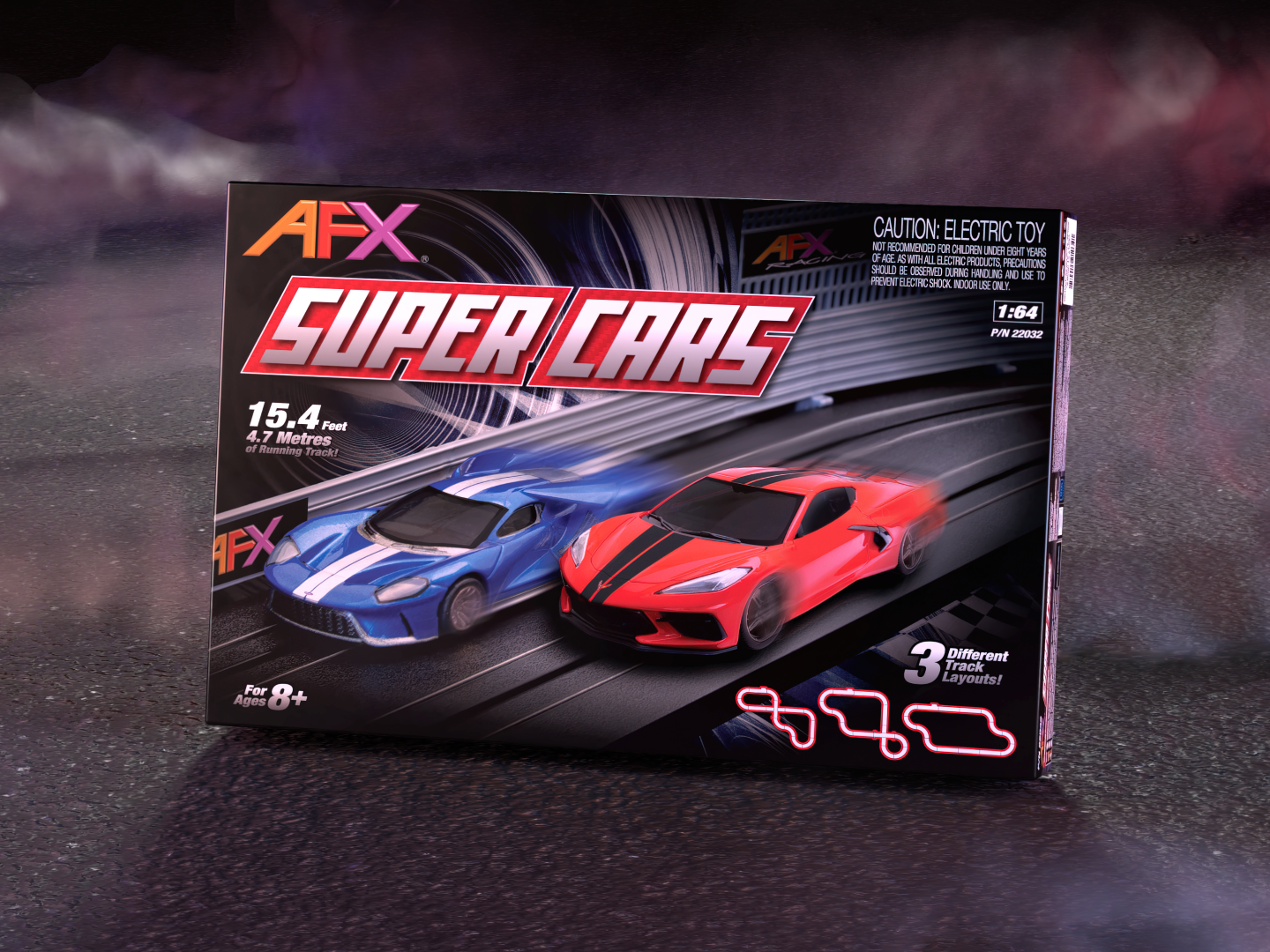 22032 Super Cars Set Box Art Marketing Promo | AFX Racing